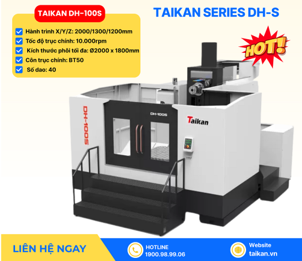 Top 3 máy phay CNC ngang Taikan đáng mua nhất 2026 - THƯƠNG HIỆU MÁY ...